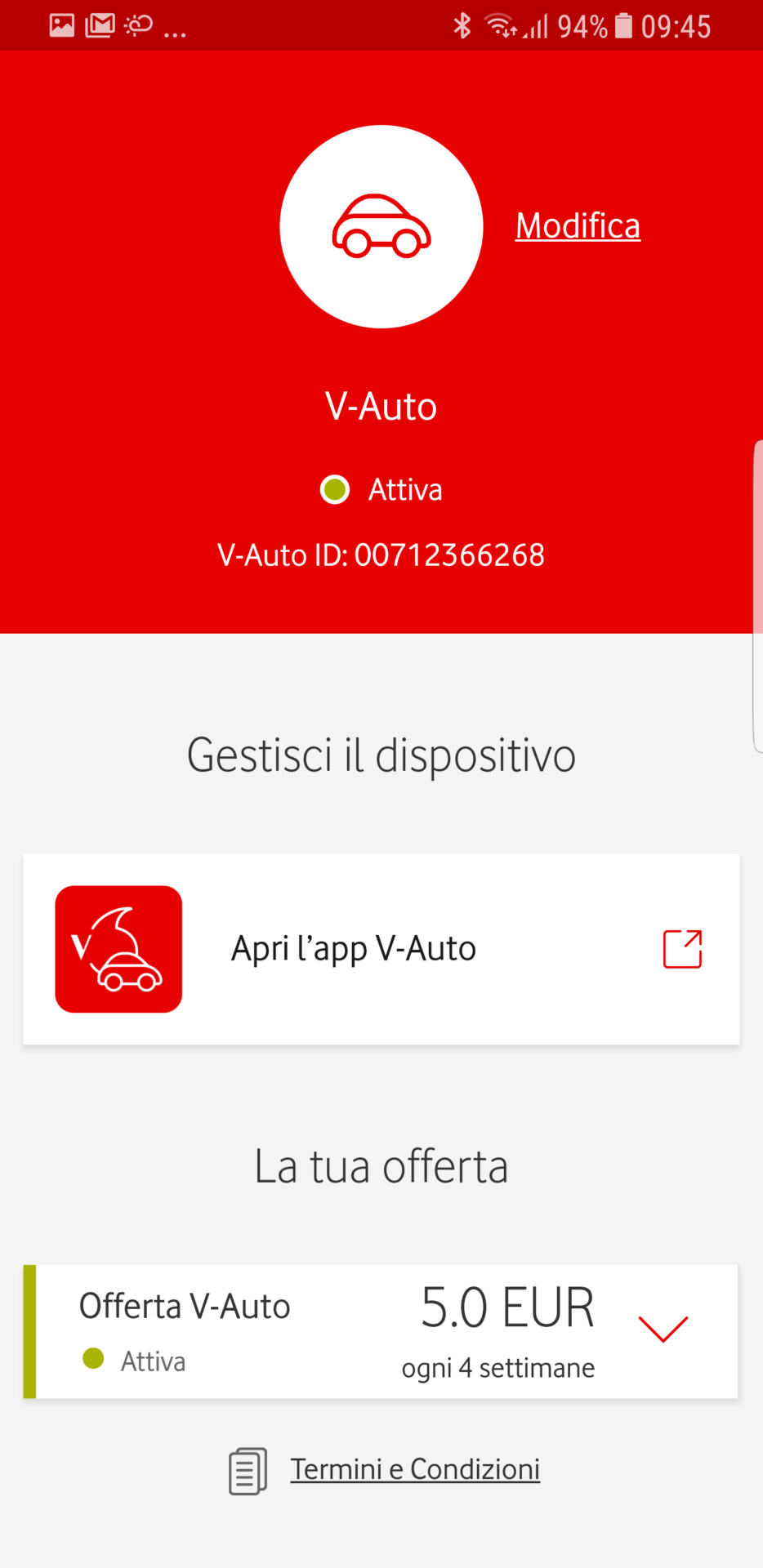 V-Auto by Vodafone: la porta OBD comunica con lo smartphone