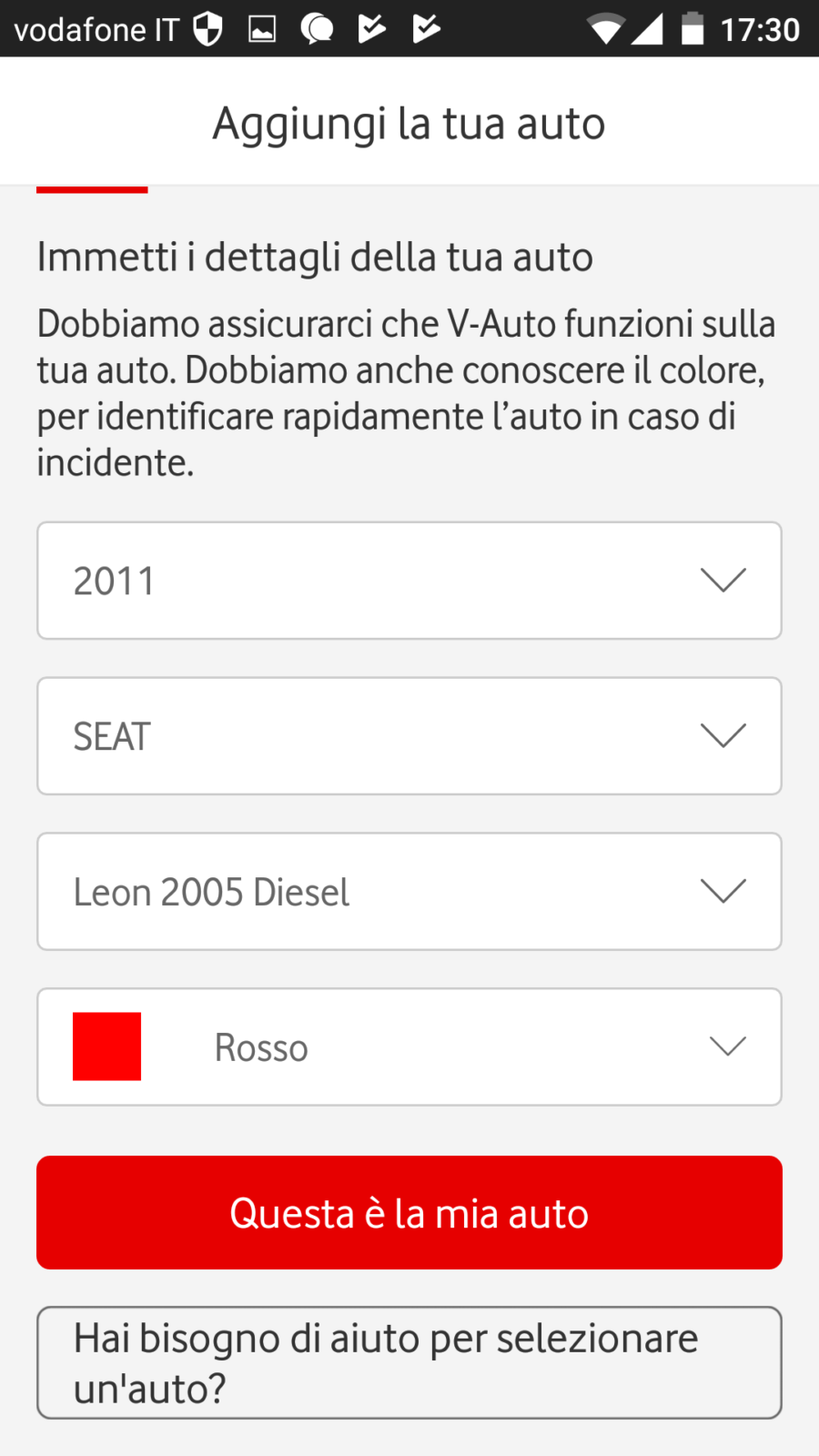 V-Auto by Vodafone: la porta OBD comunica con lo smartphone