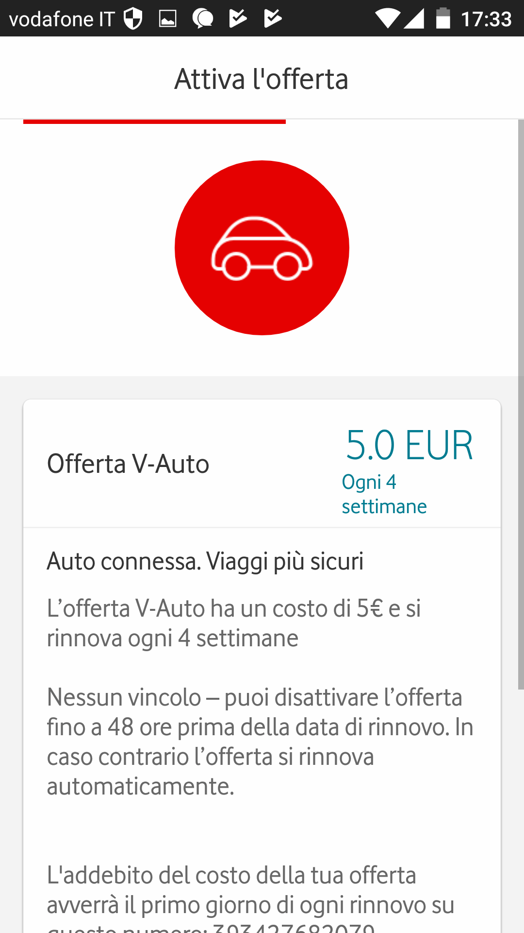 V-Auto by Vodafone: la porta OBD comunica con lo smartphone