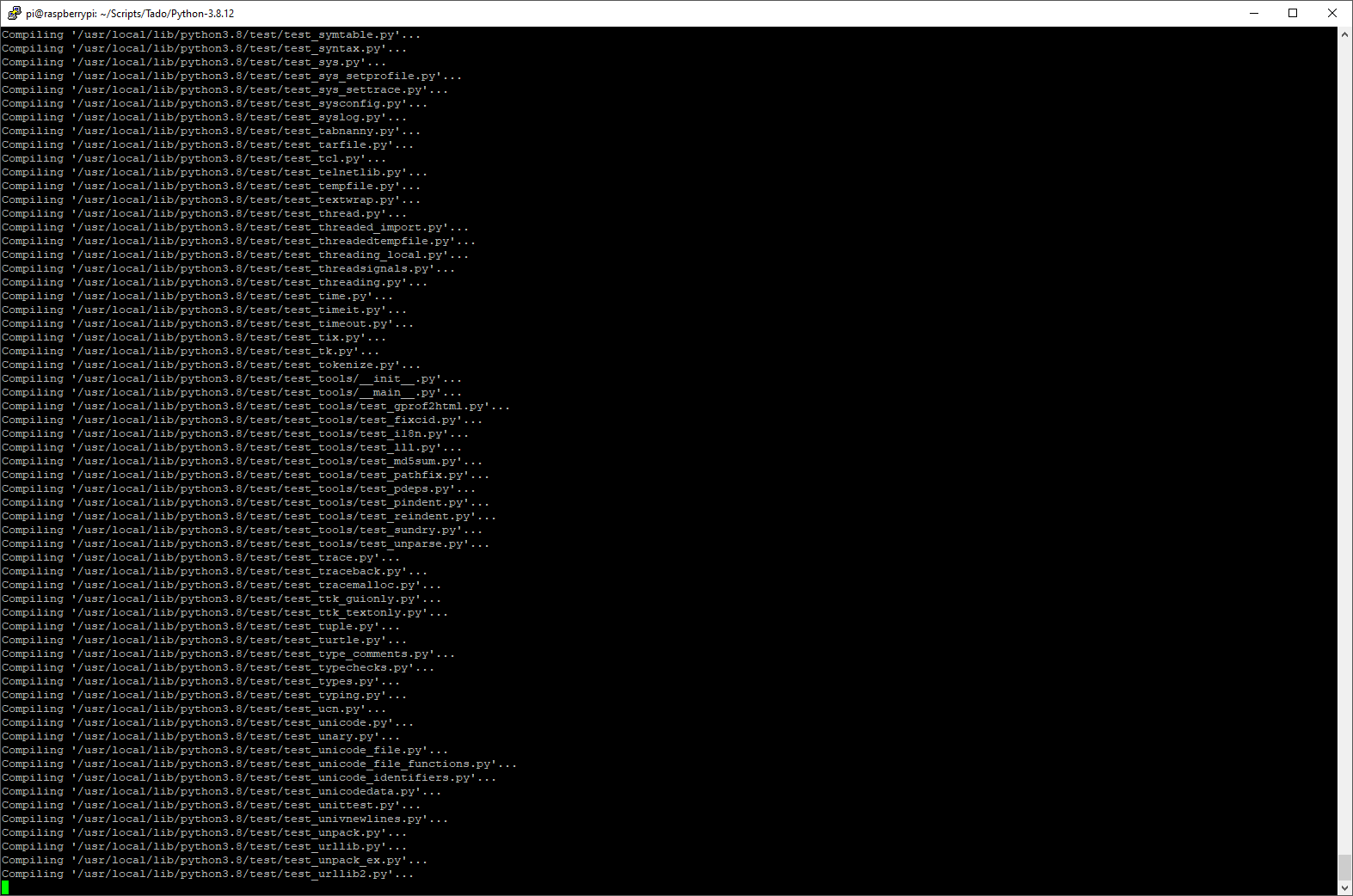 Raspberry Pi: aggiornare la versione di Python a bordo del sistema